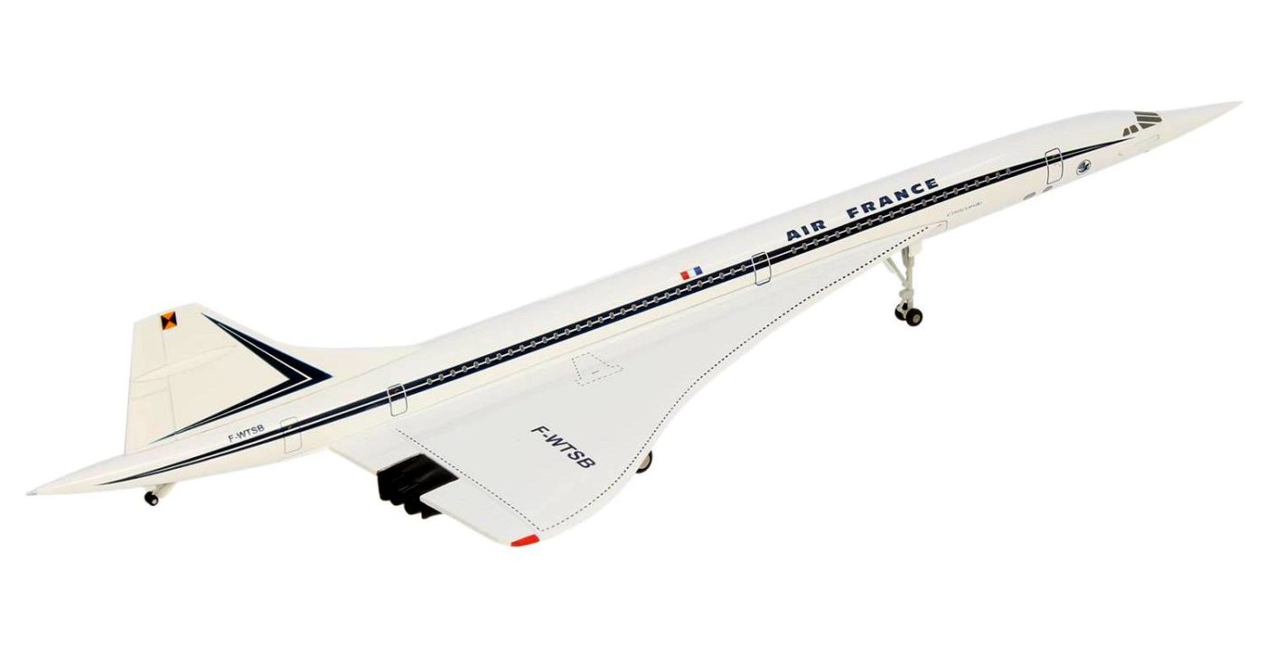 Maquette AIR FRANCE CONCORDE Première Livrée F-WTSB au 1/200 en Métal ...
