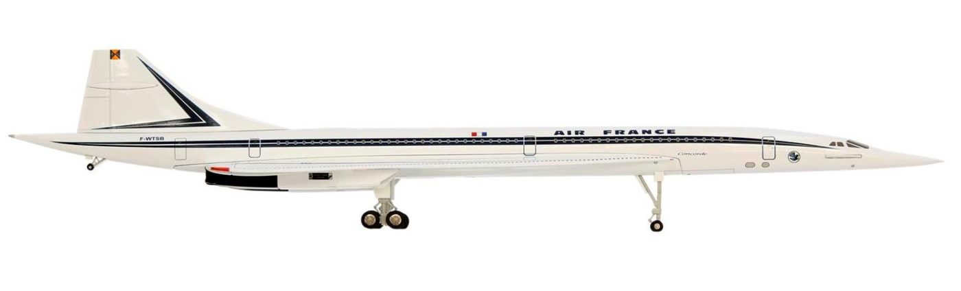 Maquette AIR FRANCE CONCORDE Première Livrée F-WTSB au 1/200 en Métal ...