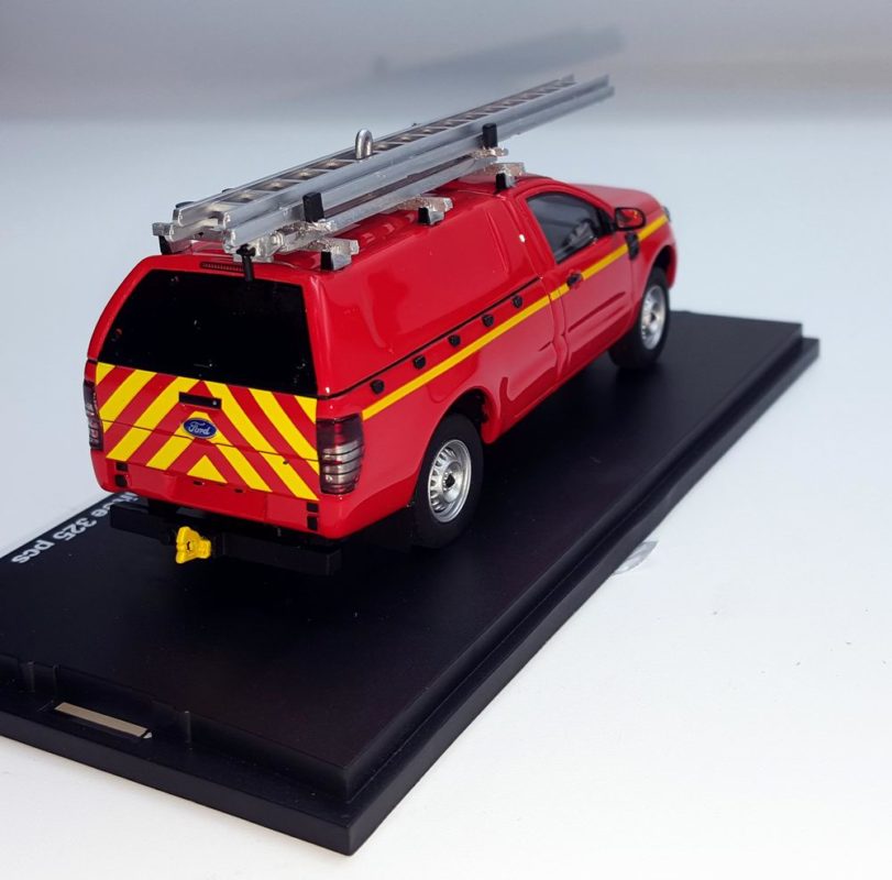 FORD RANGER 2016 Sapeurs Pompiers VTUHR Avec Echelles 1/43 ALARME ...