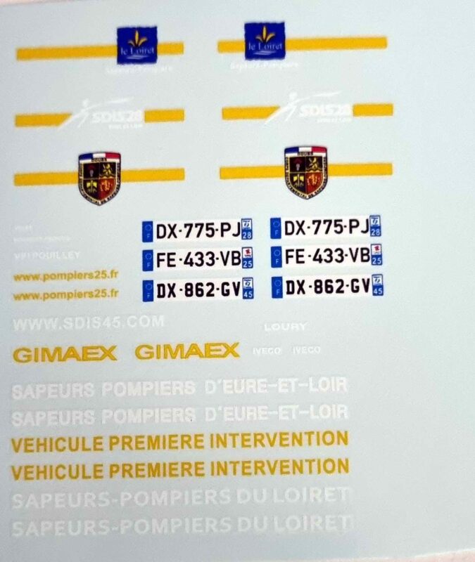 Camion Pompiers Iveco DAILY 70-170 DOUBLE CABINE GIMAEX VIP 2014 ...