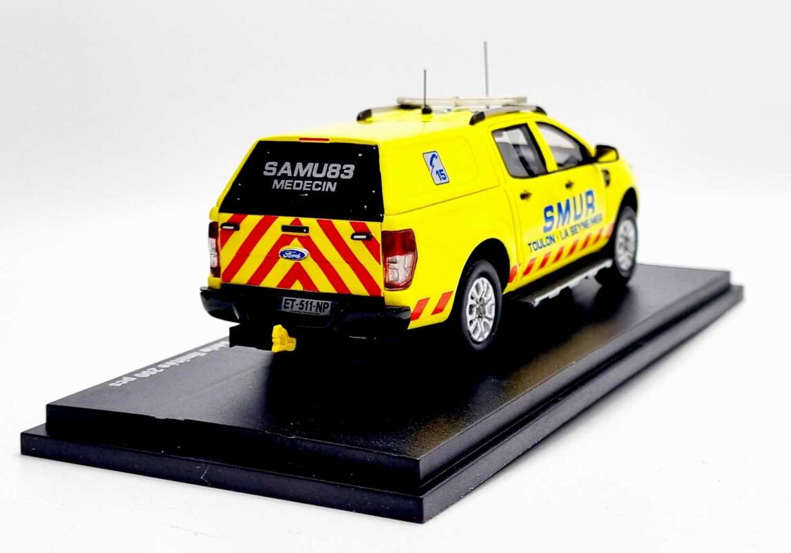 FORD RANGER 2016 SAMU 83 SMUR de Toulon - La Seyne Sur Mer 1/43 ALARME ...